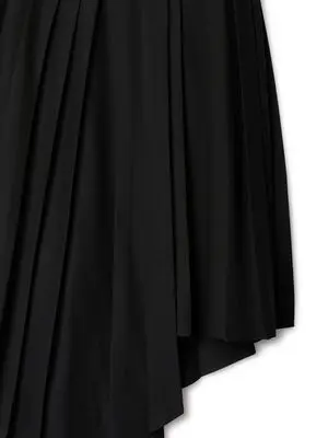 Off-White Belted Pleated Skirt