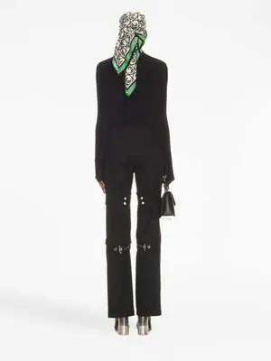 Off-White Wool Cargo Trousers