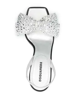 Dsquared2 Rhinestone Embellished Heeled Sandals