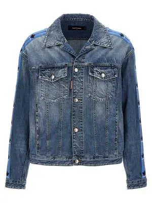 Dsquared2 Dan' Denim Jacket - Light Blue