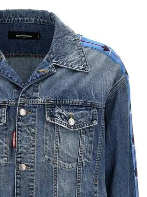 Dsquared2 Dan' Denim Jacket - Light Blue