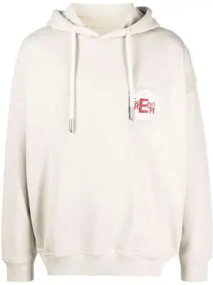 Emporio Armani Logo Cotton Hoodie - White