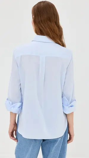 TWP Boyfriend Shirt - Baby Blue