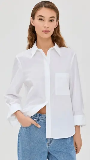 TWP Boyfriend Shirt - White