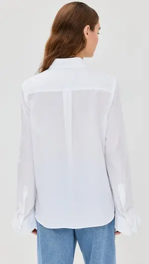 TWP Boyfriend Shirt - White
