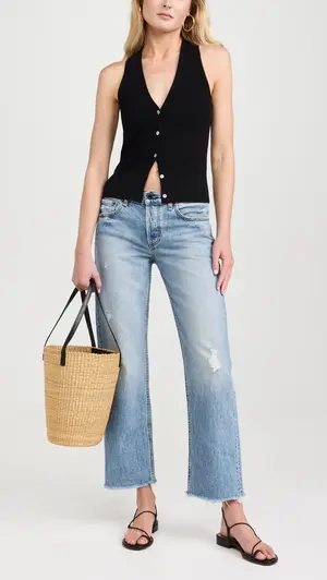 ASKK NY Low Rise Straight Jeans - Berkley