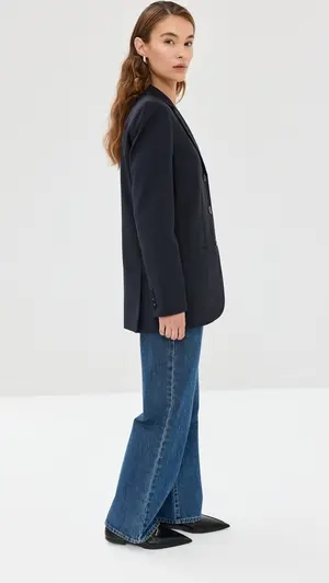 Tibi Tropical Wool Max Blazer
