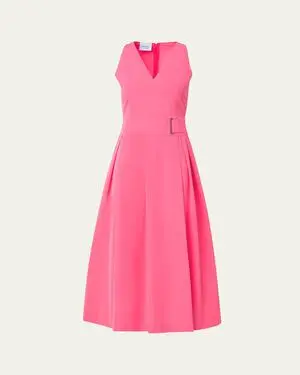 akris pink dress Akris Silk Mini Dress