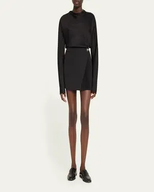 A.L.C. Georgia Cowl-neck Top