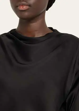 A.L.C. Georgia Cowl-neck Top