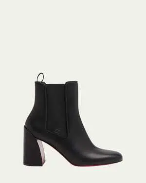 CHRISTIAN LOUBOUTIN 85mm Turelastic Ankle Booties - Black