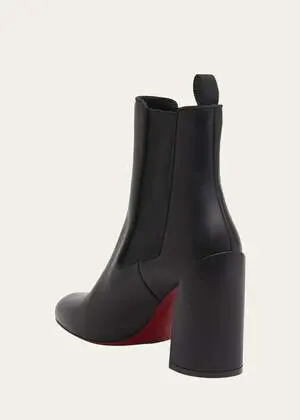 CHRISTIAN LOUBOUTIN 85mm Turelastic Ankle Booties - Black