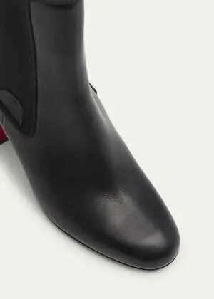 CHRISTIAN LOUBOUTIN 85mm Turelastic Ankle Booties - Black
