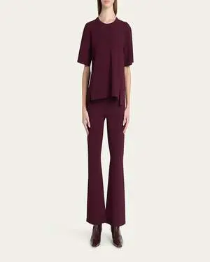 Stella McCartney Flared Knit Trousers