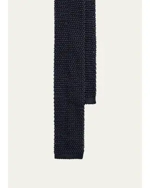 Ralph Lauren Purple Label Knit Neck Tie - Navy