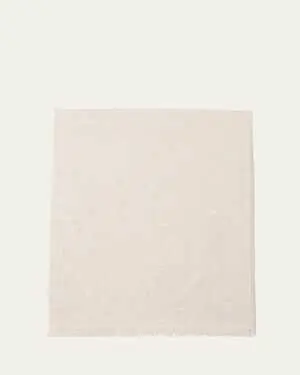 Brunello Cucinelli Frayed Cashmere Scarf - Pearl Grey
