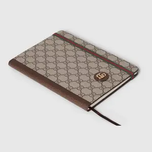 Gucci Large Gg Notebook With Double G
