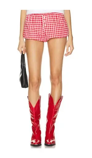 Frankies Bikinis Cider Gauze Bloomers - Cherry Gingham