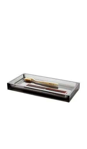 Jonathan Adler Hollywood Tray In Charcoal