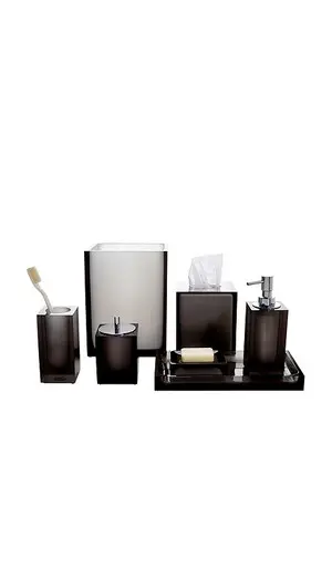 Jonathan Adler Hollywood Tray In Charcoal