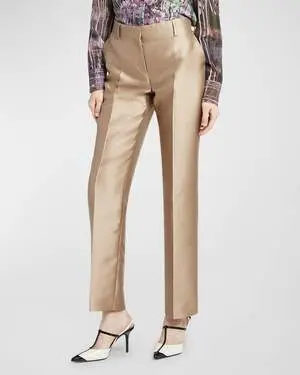 Alberta Ferretti Mid Rise Pants For Women