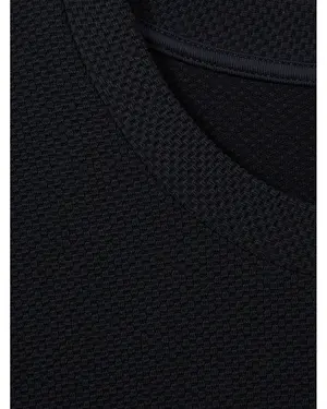 REISS Wick-ss Textured Tee - Navy