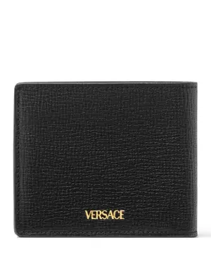 Versace Medusa Biggie Bifold Wallet - Black