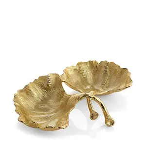 Michael Aram Ginkgo Two-section Dish - Gold