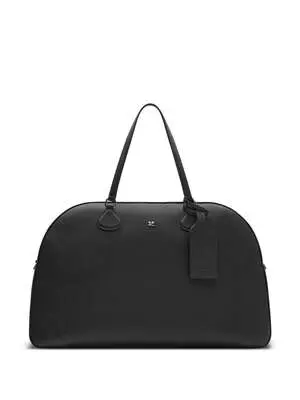 COURREGES Logo-plaque Leather Duffle Bag