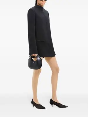 COURREGES Mini Holy Leather Tote - Black