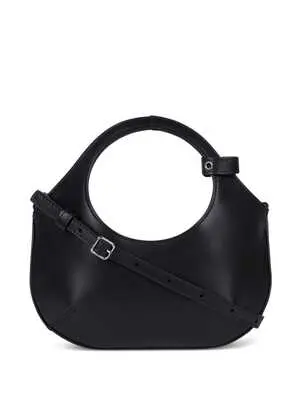 COURREGES Mini Holy Leather Tote - Black