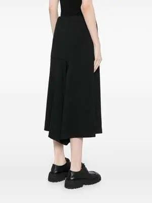 Yohji Yamamoto Asymmetric Drawstring Midi Skirt