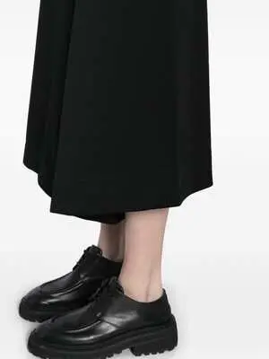 Yohji Yamamoto Asymmetric Drawstring Midi Skirt