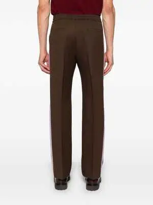 Gucci Stripe-detail Cotton Trousers