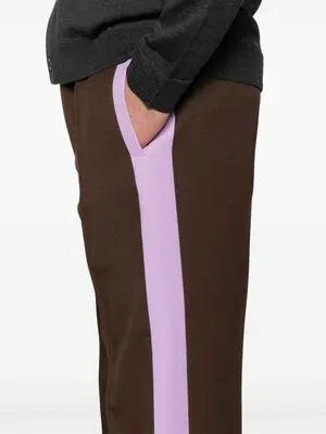 Gucci Stripe-detail Cotton Trousers
