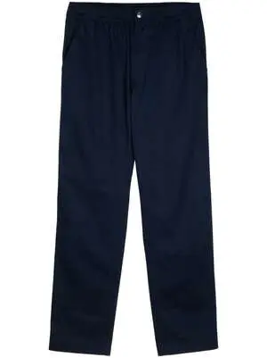 Maison Kitsuné Straight-leg Cotton Chinos - Blue