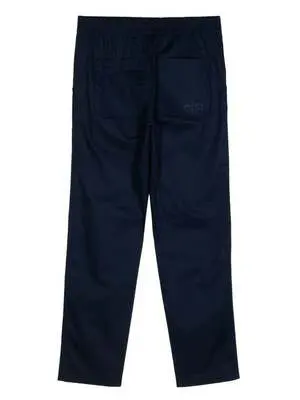 Maison Kitsuné Straight-leg Cotton Chinos - Blue