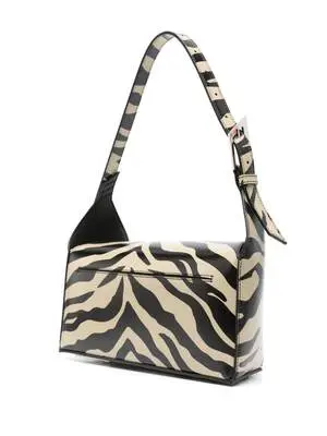 Attico 7/7 Zebra-print Shoulder Bag