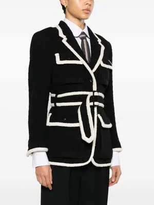 Thom Browne Belted Tweed Jacket