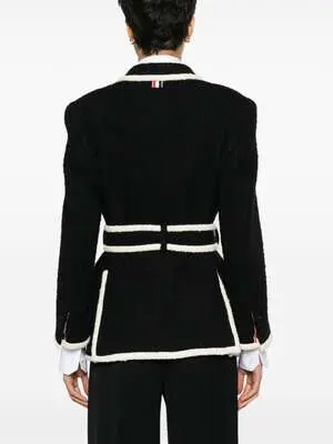 Thom Browne Belted Tweed Jacket