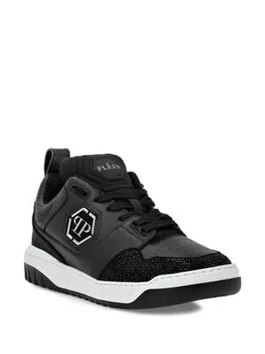 Philipp Plein Hexagon Crystal Low-top Sneakers