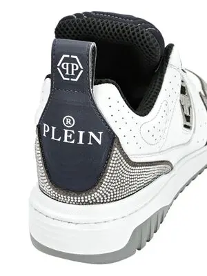 Philipp Plein Hexagon Crystal Low-top Sneakers
