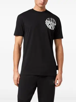 PLEIN SPORT Logo-print Cotton T-shirt