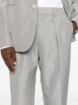 Fendi Tapered-leg Striped Trousers