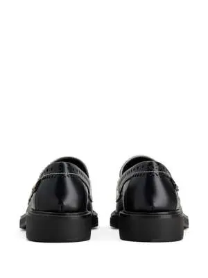 TOD'S Brogue-trim Leather Loafers