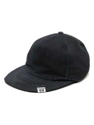 Mihara Yasuhiro Distressed Cotton Cap - Black