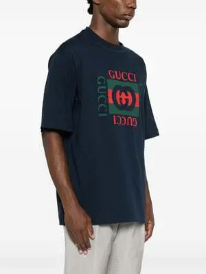 Gucci Cotton Jersey T-shirt - Blue