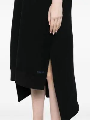 Yohji Yamamoto Side-slit Midi Dress