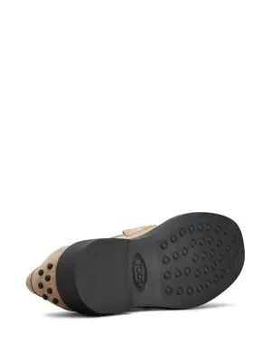 TOD'S Penny-slot Suede Loafers - Neutrals