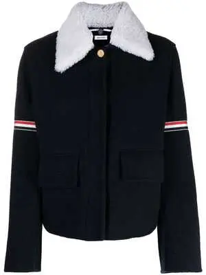 Thom Browne Straight Hem Jackets For Women